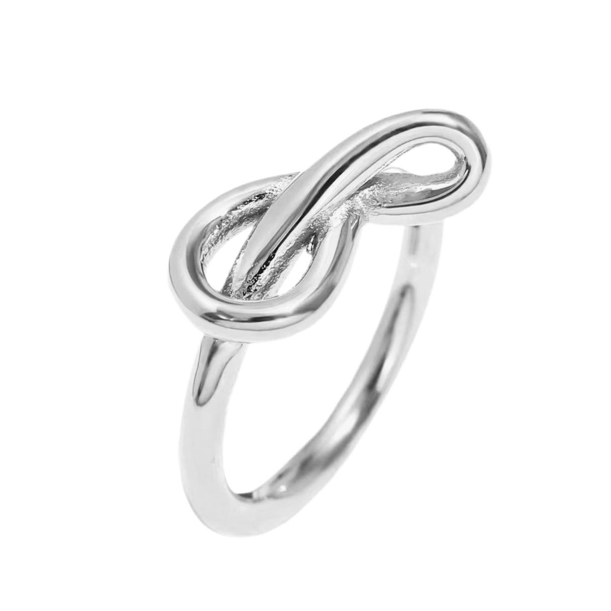 Knotted Silver Ring